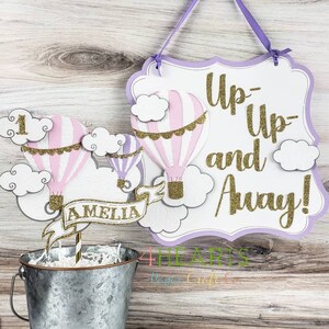Hot Air Balloon Birthday Door Sign - Etsy