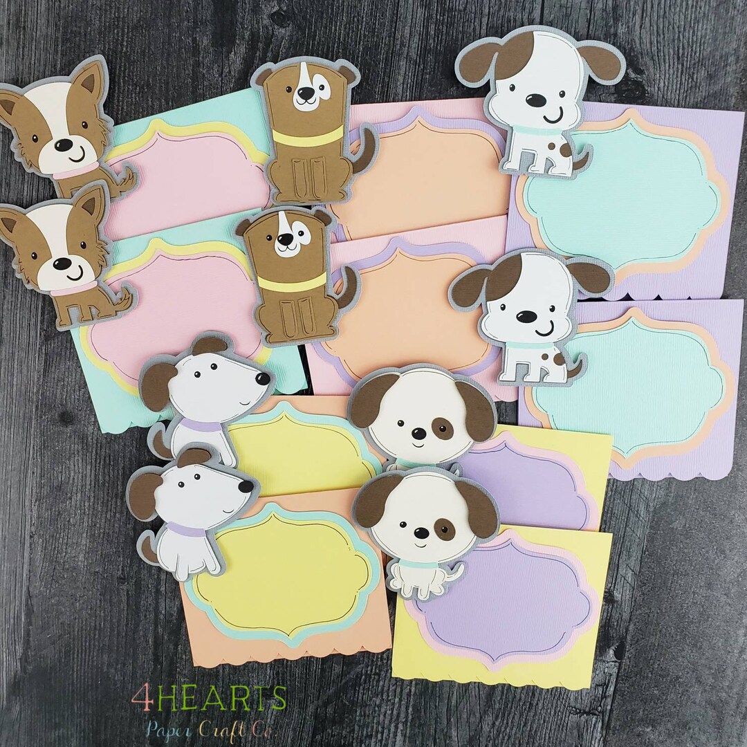 Puppy Food Tent Cards, Puppy Place Cards, Dog Food Cards - Etsy