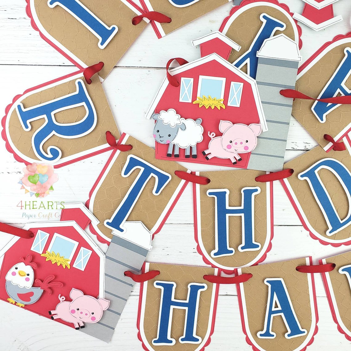 Farm Birthday Banner | Etsy