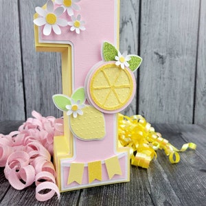Lemon 3D Number Lemon Birthday Lemon Centerpiece Lemon - Etsy