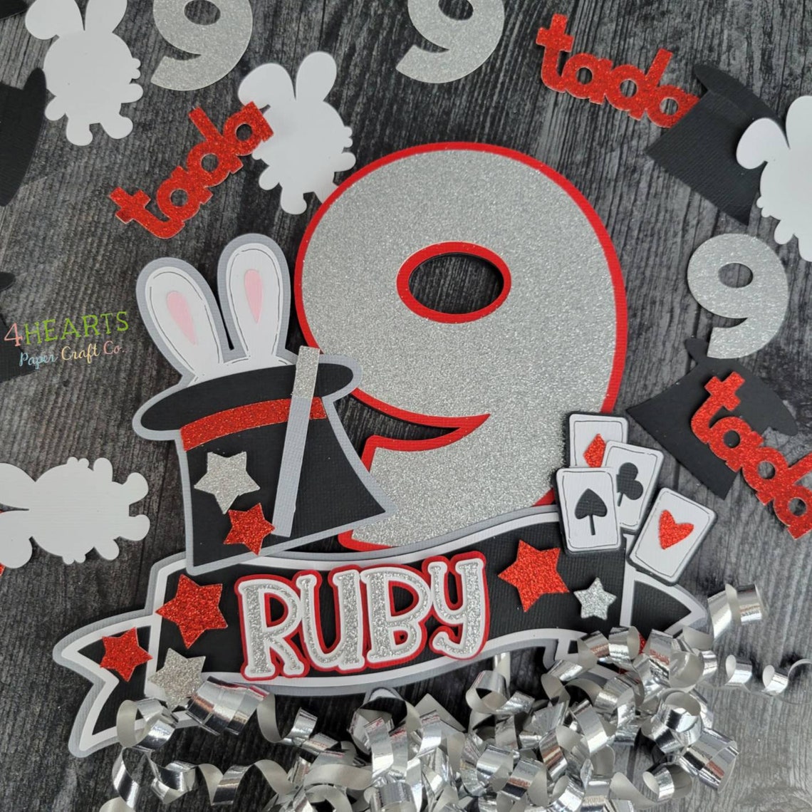 Magician Themed Cake Topper Magic Cake Topper Magician - Etsy