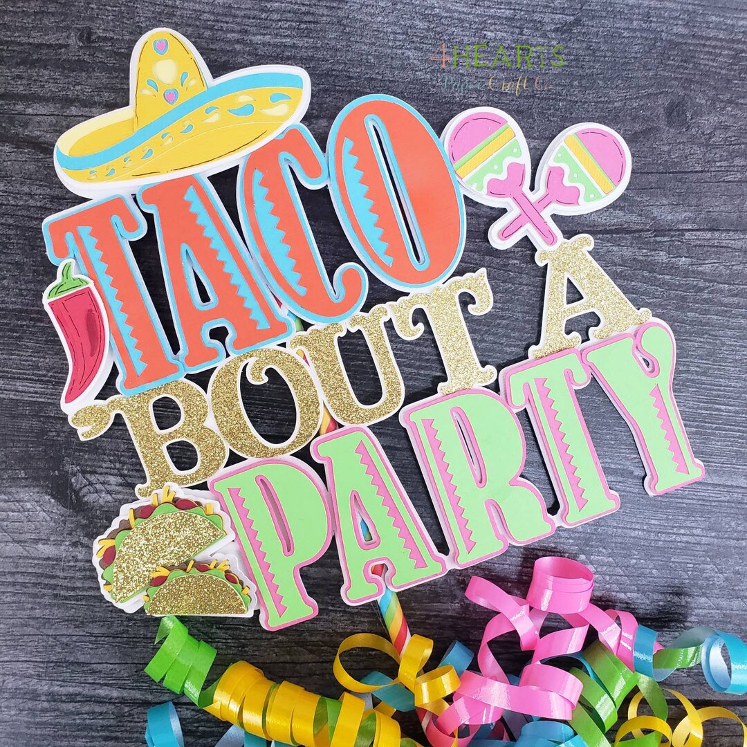 Taco Cake Topper - Etsy