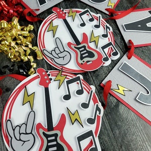 Rock and Roll Banner - Guitar and Music - Etsy