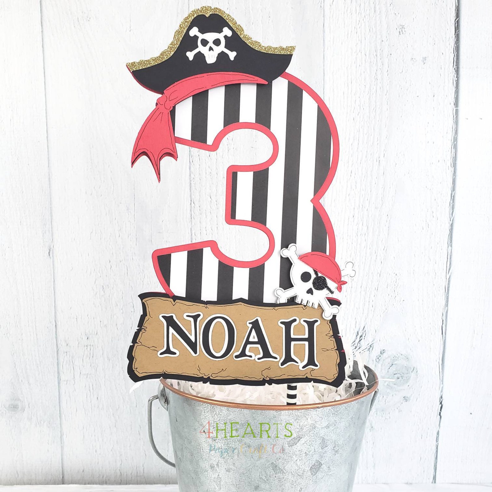 Pirate Cake Topper Pirate Party Pirate Birthday Pirate | Etsy