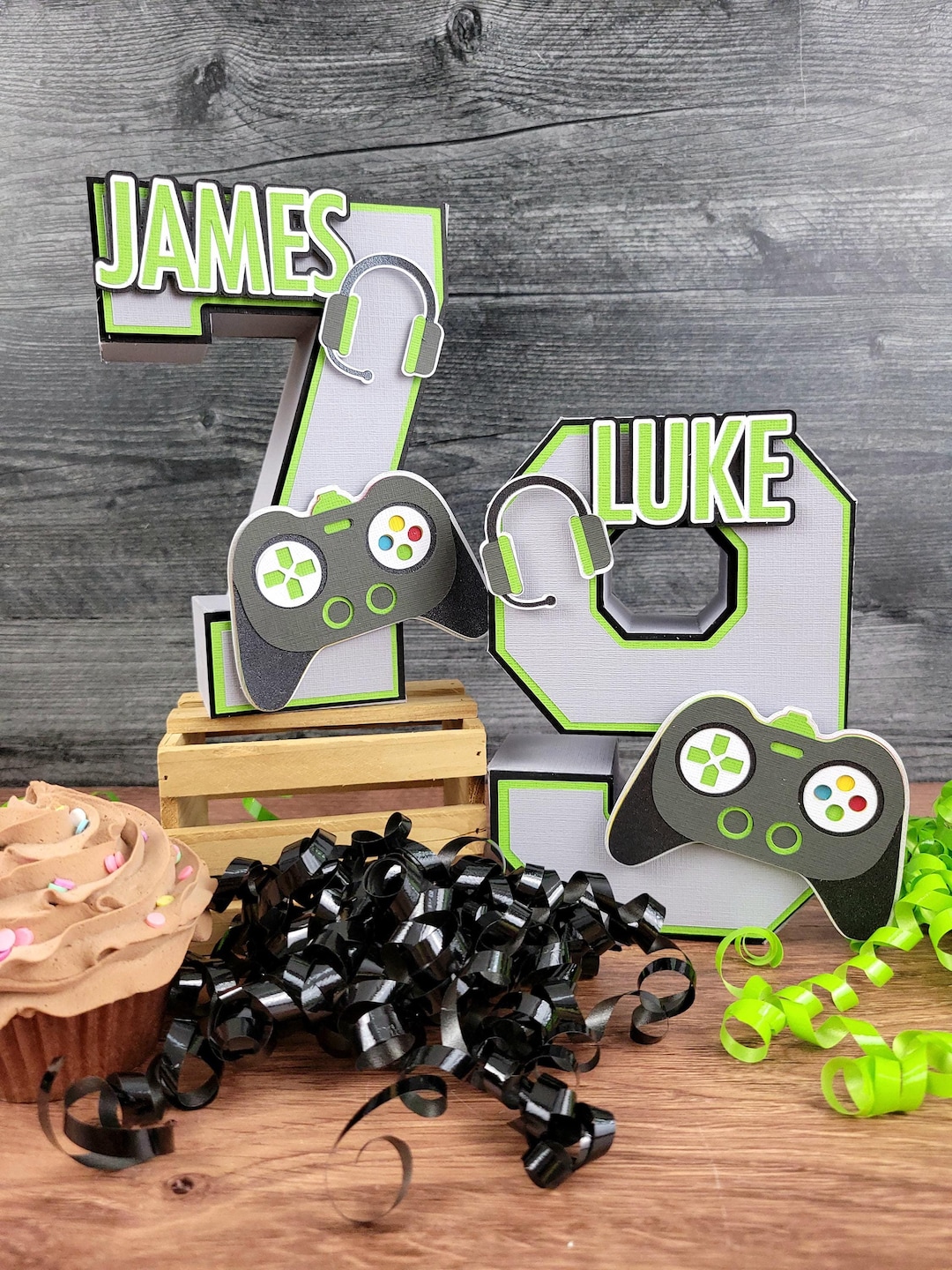 Gamer 3D Number or Letter - Etsy