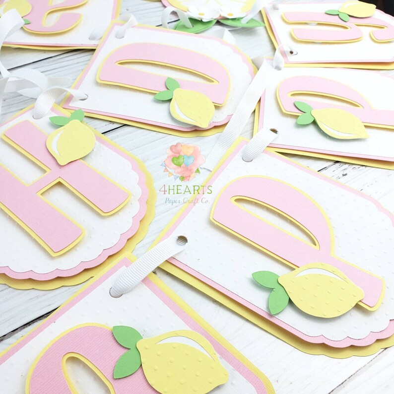 Lemon Birthday Banner Lemon Birthday Lemon Party - Etsy
