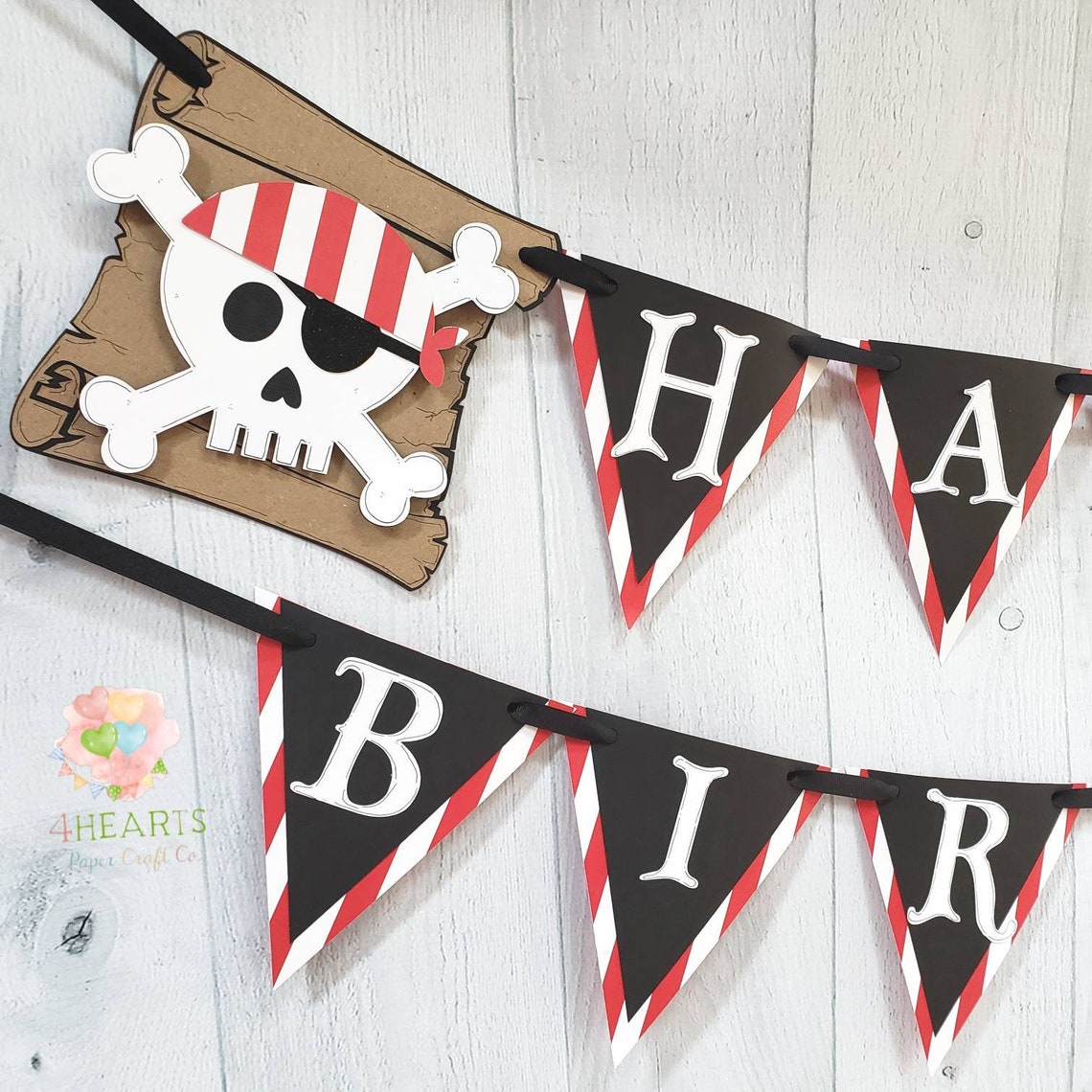 Pirate Birthday Banner | Etsy