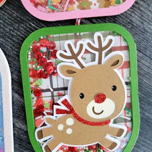 Christmas Shaker Tags - Christmas Shaker Ornaments - Etsy