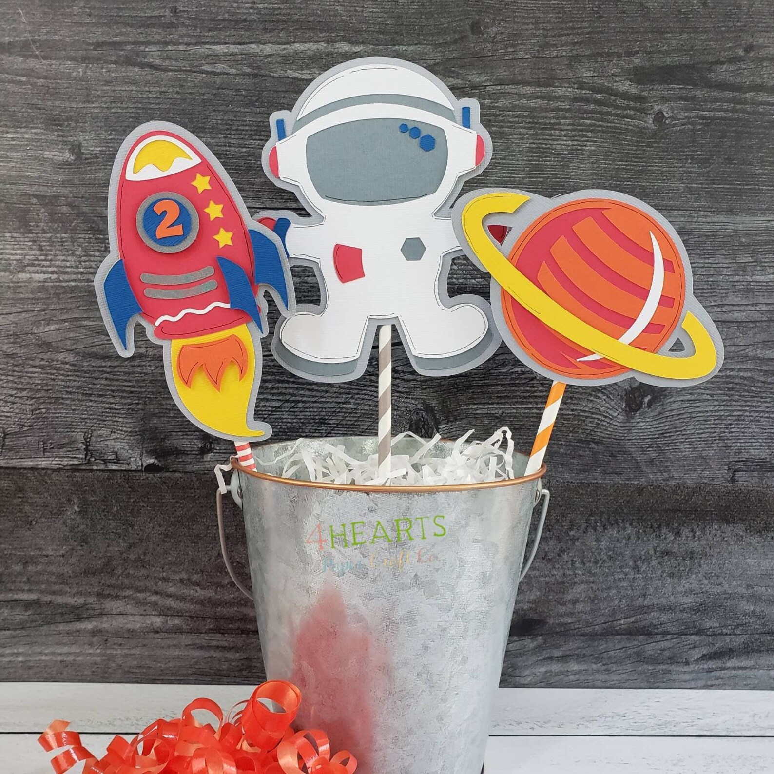 Space Birthday Centerpiece - Space Party - Astronaut Party - Rocketship ...