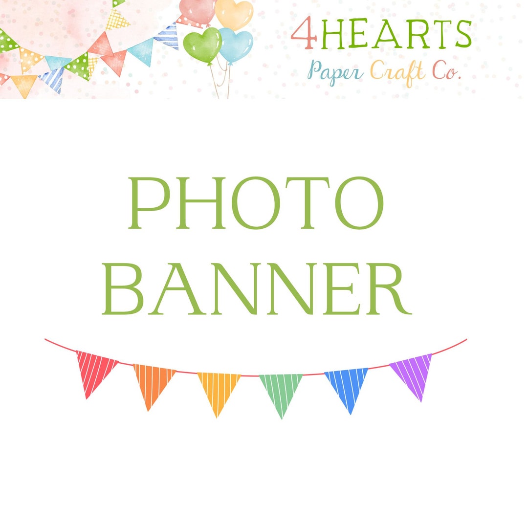 Photo Banner - Any Theme - Etsy