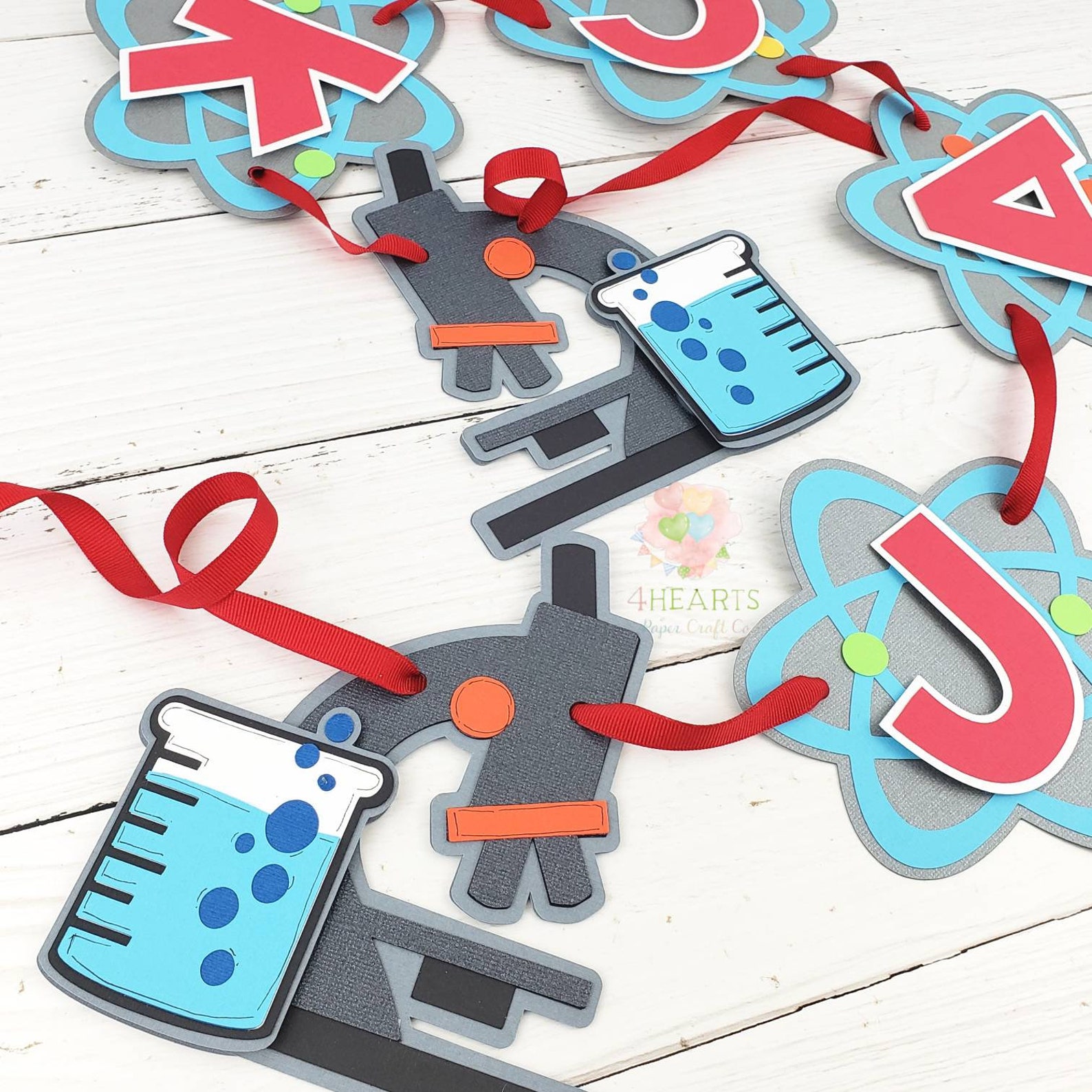 Science Birthday Banner Mad Science Birthday Banner | Etsy