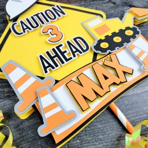 Construction Cake Topper - Etsy