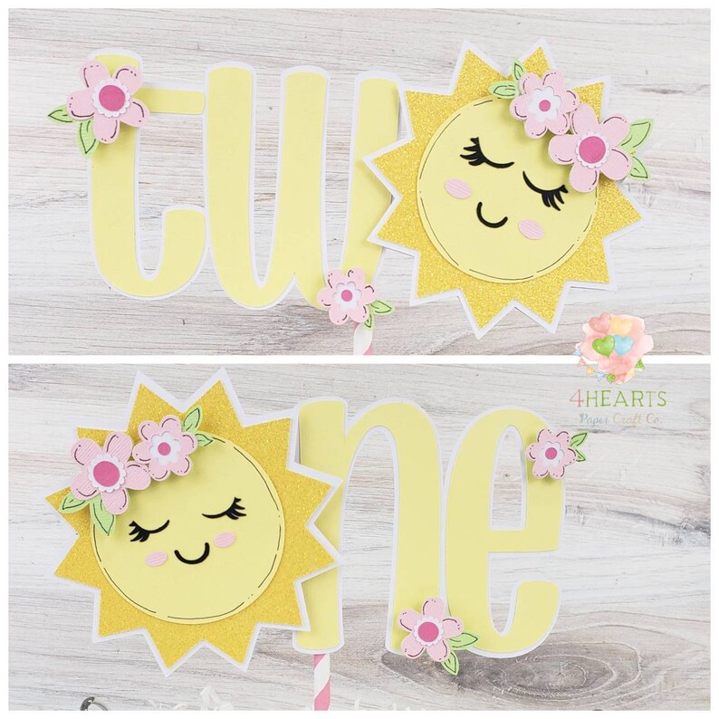 Sunshine Cake Topper Sun Cake Topper | Etsy