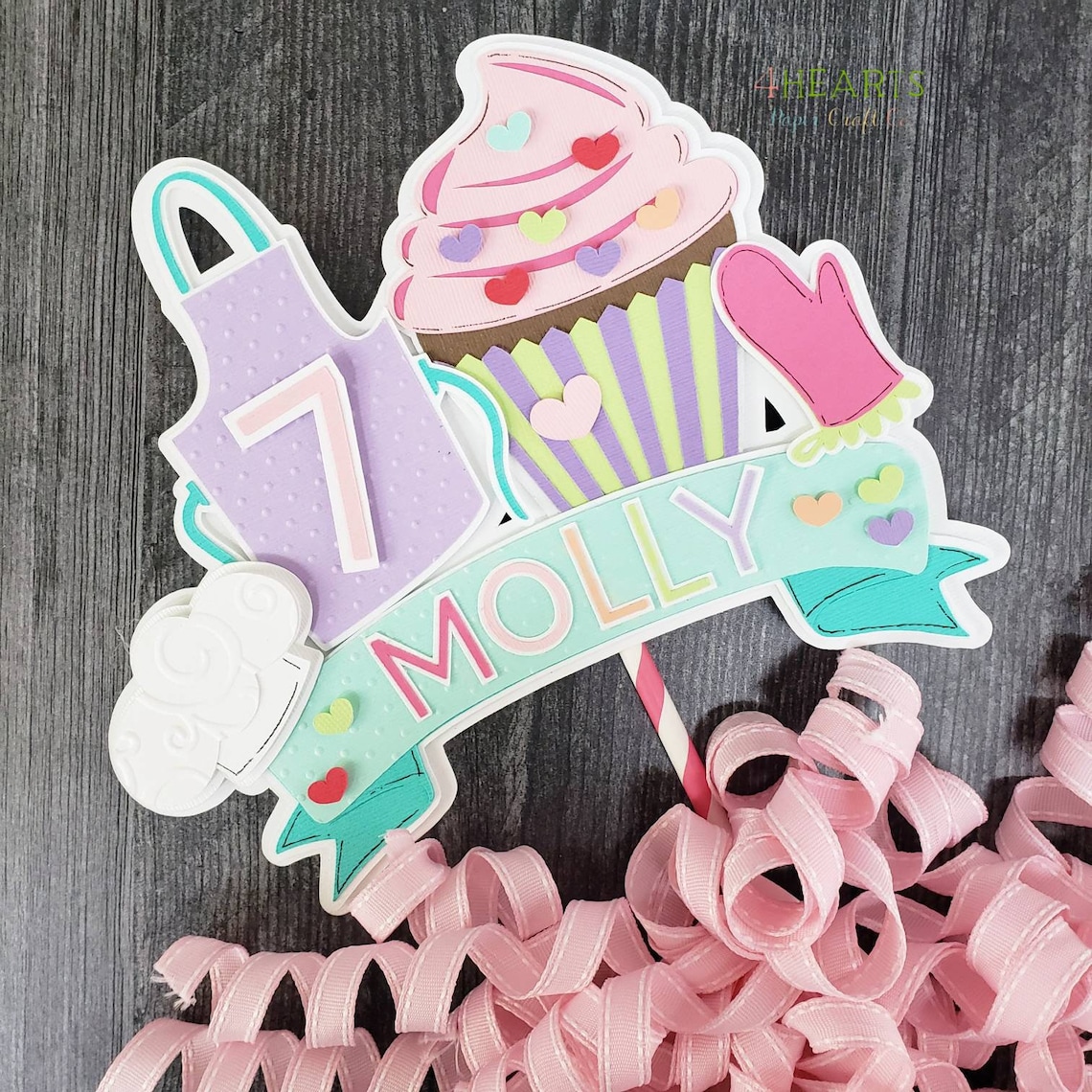 Baker Cake Topper Baking Cake Topper Cupcake Cake Topper | Etsy