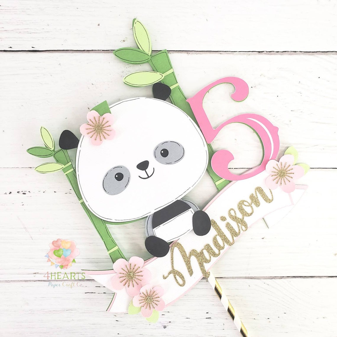 Panda Cake Topper | Etsy