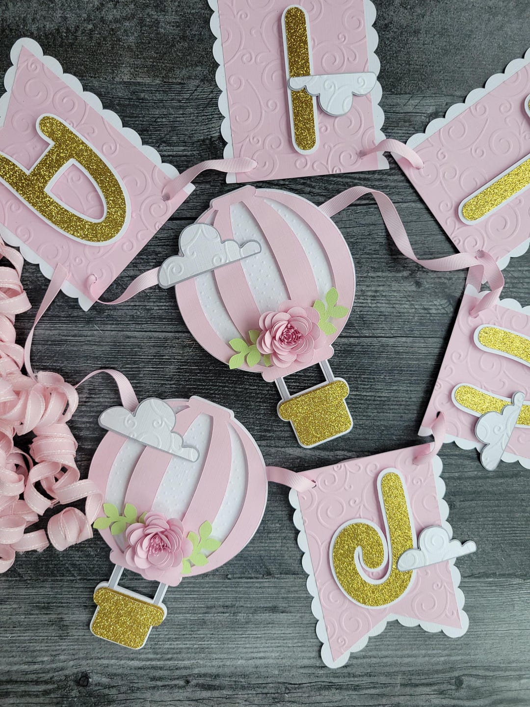 Hot Air Balloon Banner - Etsy