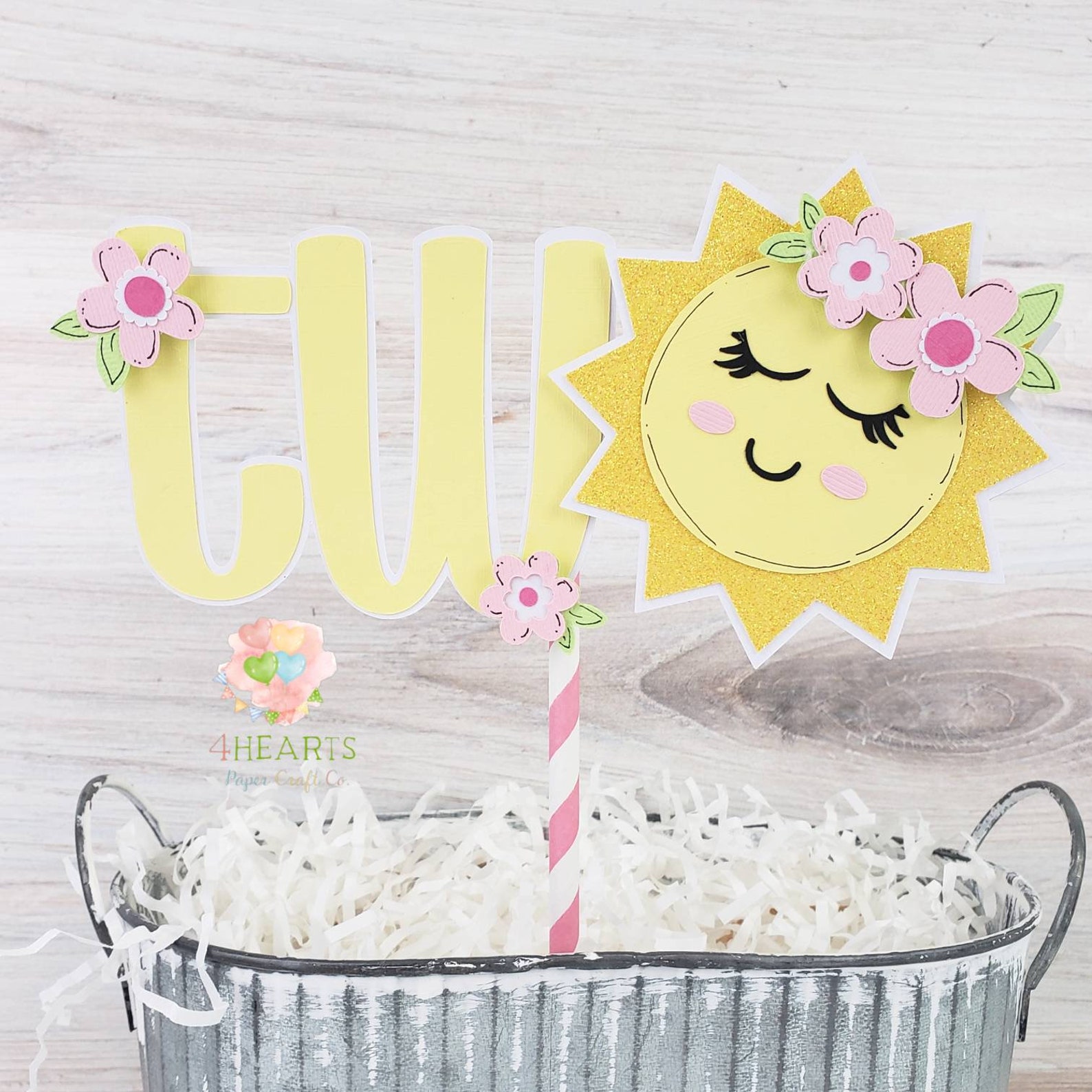 Sunshine Cake Topper, Sun Cake Topper - Etsy
