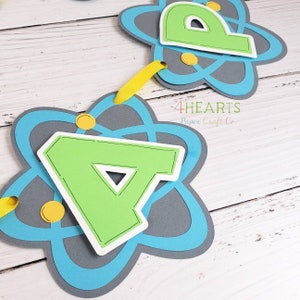 Science Birthday Banner Mad Science Birthday Banner | Etsy