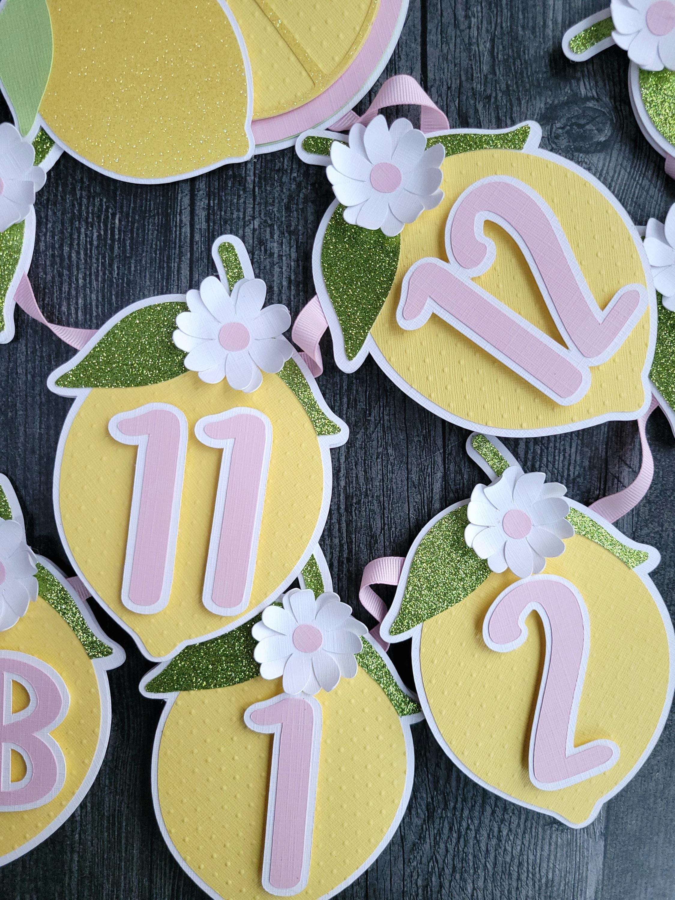 Lemon Photo Banner - Milestone Banner - Etsy