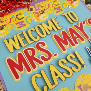 Classroom Door Sign, Teacher Sign, Back to School - Etsy