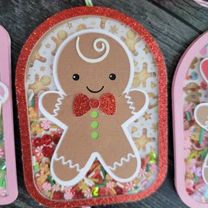 Christmas Shaker Tags - Christmas Shaker Ornaments - Etsy