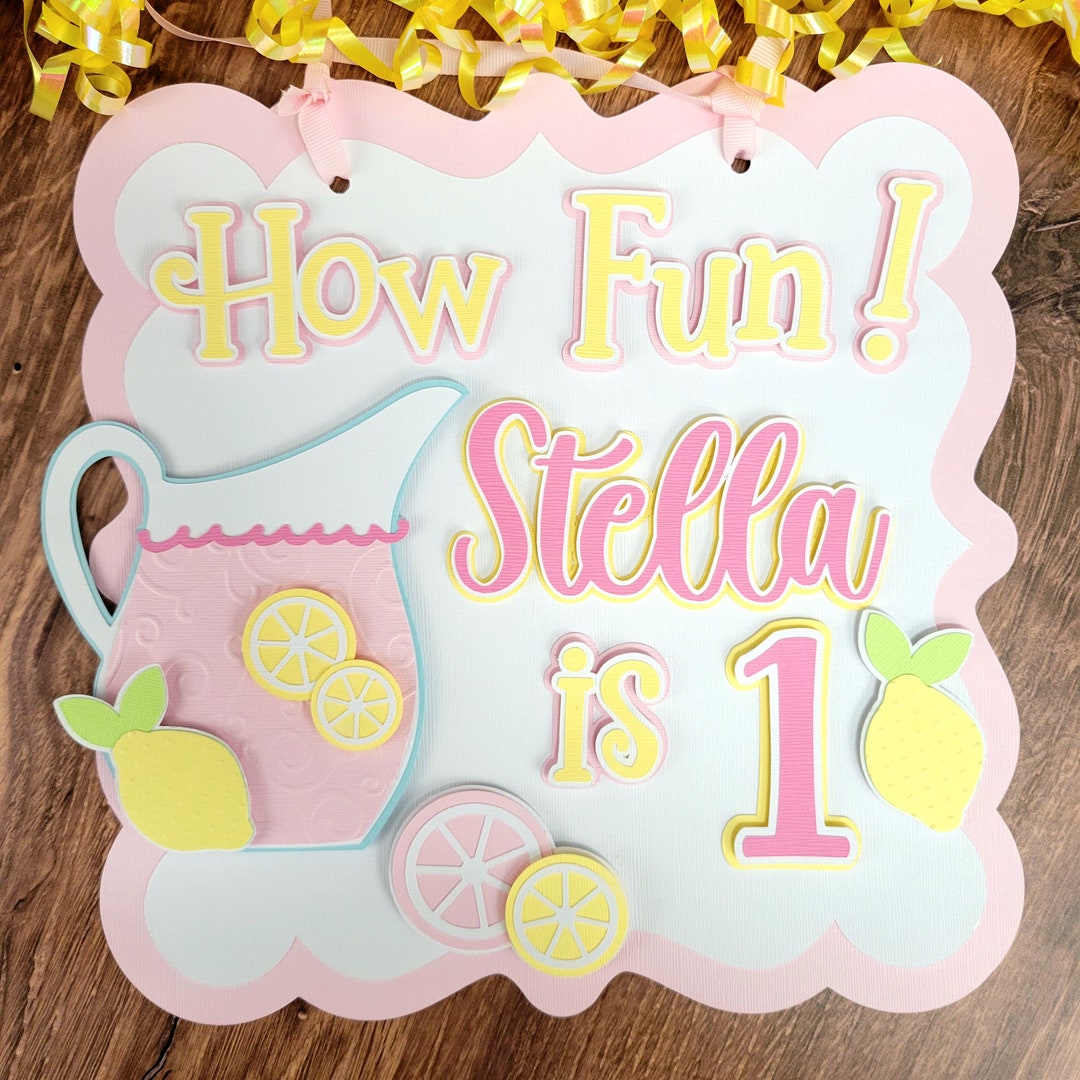 Lemon Door Sign lemon Party lemon Birthday - Etsy