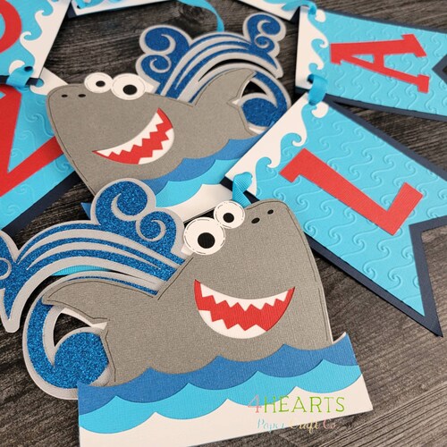 Shark Confetti Shark Party Confetti Shark Birthday Decor - Etsy