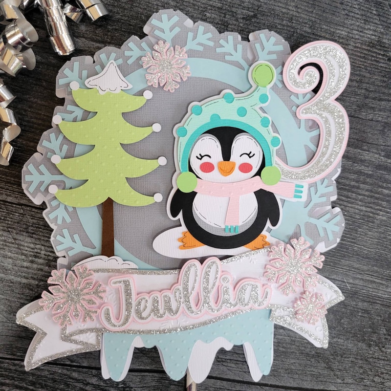 Penguin Cake Topper - Etsy