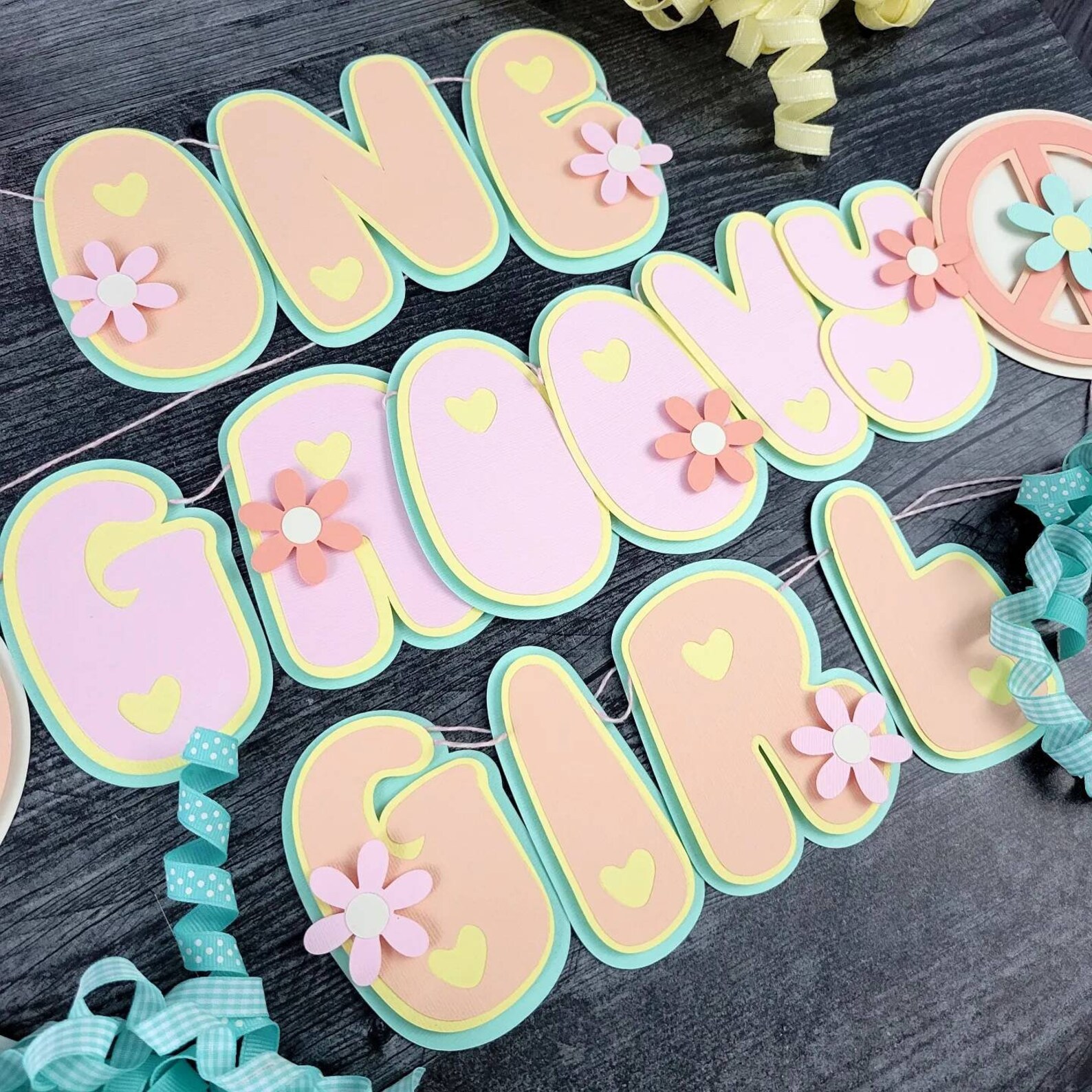 One GROOVY Girl Banner - Etsy