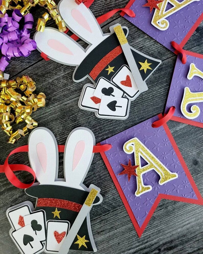 Magic Show Banner Magician Birthday Party - Etsy