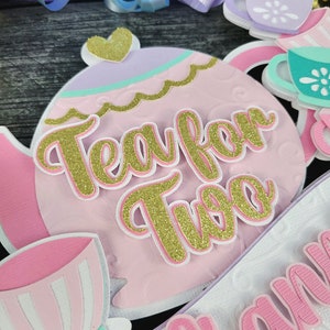 Tea for Two Cake Topper - Etsy