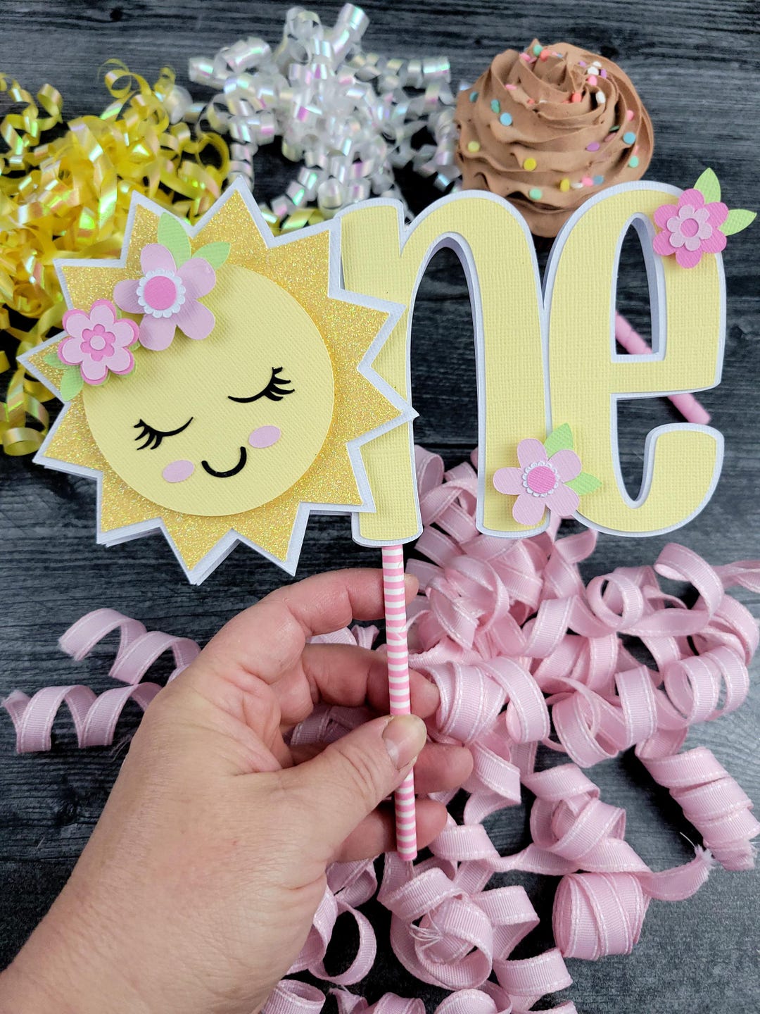 Sunshine Cake Topper, Sun Cake Topper - Etsy