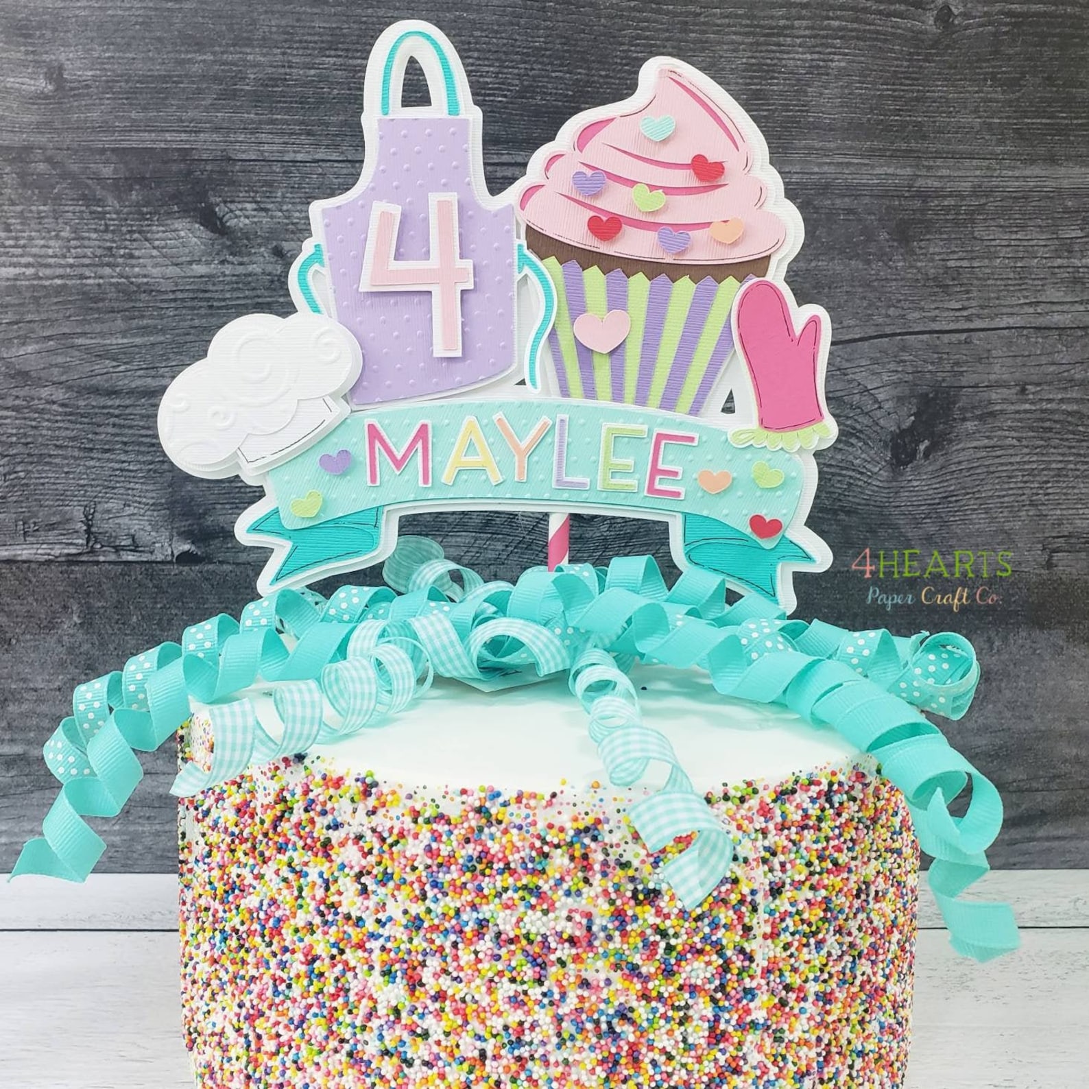 Baker Cake Topper Baking Cake Topper Cupcake Cake Topper | Etsy