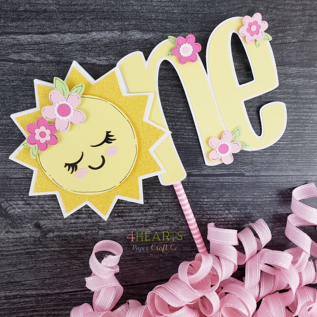 Sunshine Cake Topper, Sun Cake Topper - Etsy