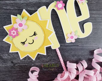 Sun Cake Topper - Etsy