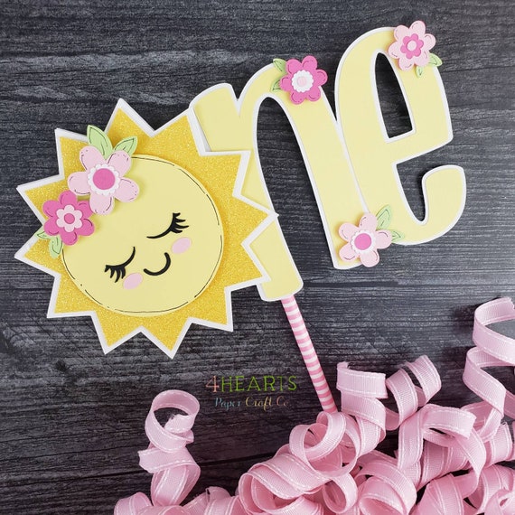 Sunshine Cake Topper Sun Cake Topper - Etsy