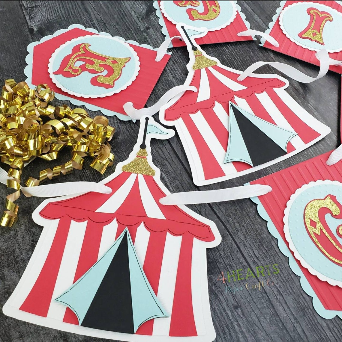Circus Birthday Banner - Etsy