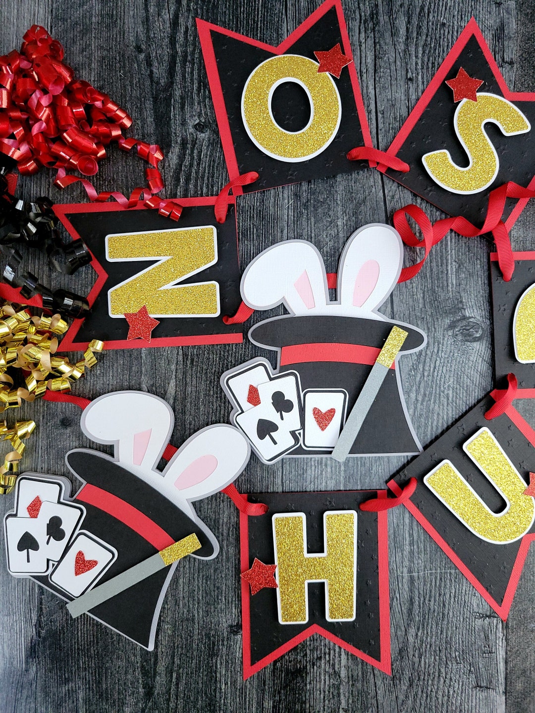 Magic Show Banner, Magician Birthday Party - Etsy