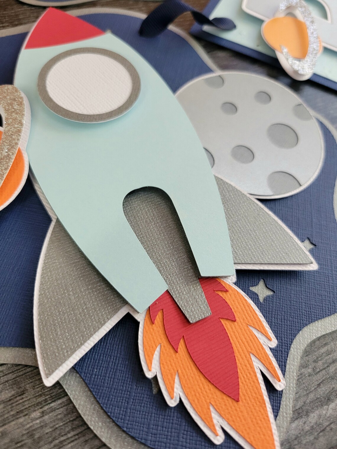 Space Birthday Banner - Rocketship Party - Etsy