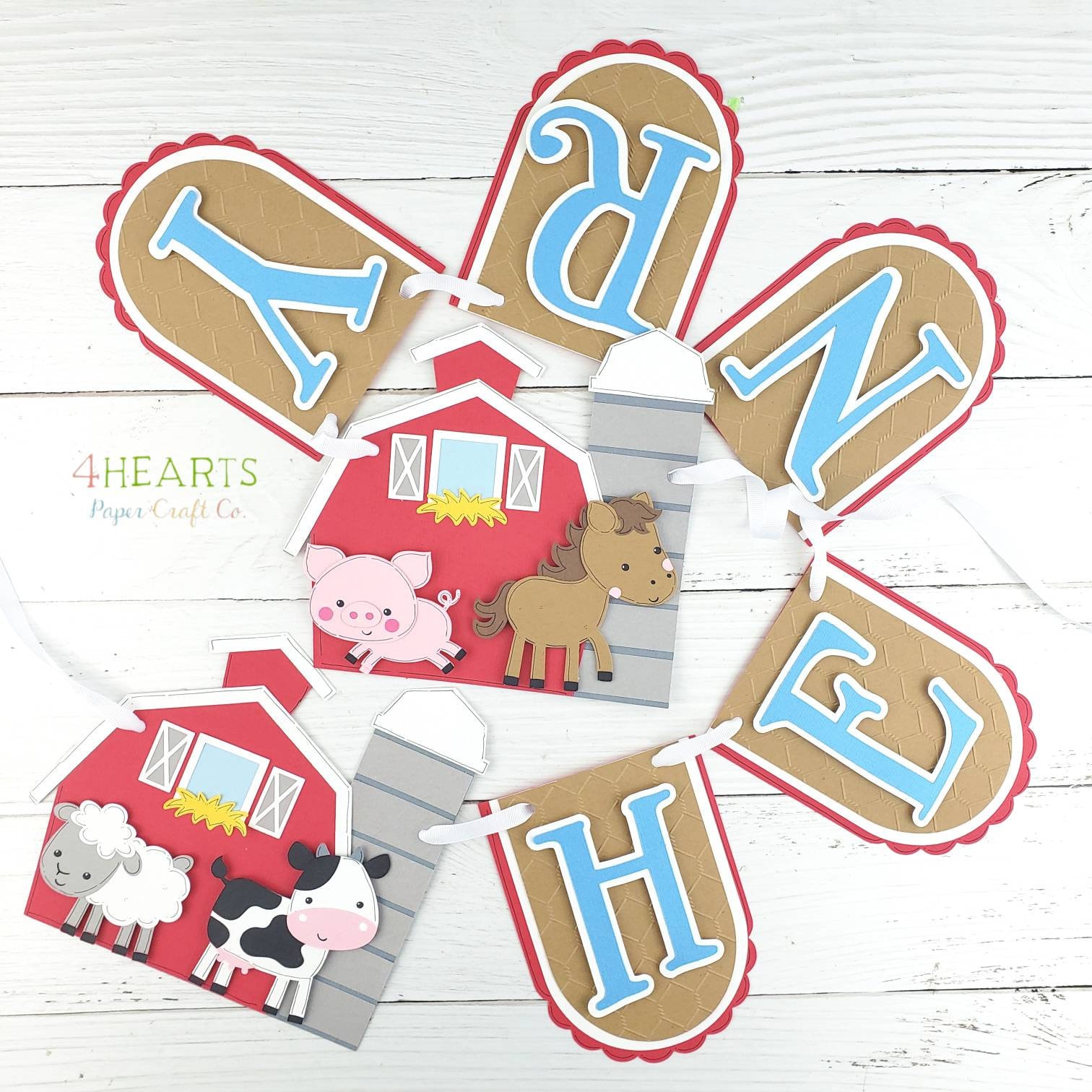 Farm Birthday Banner | Etsy