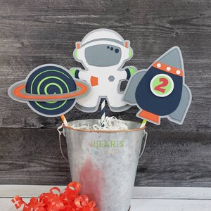 Space Birthday Centerpiece - Space Party - Astronaut Party - Rocketship ...