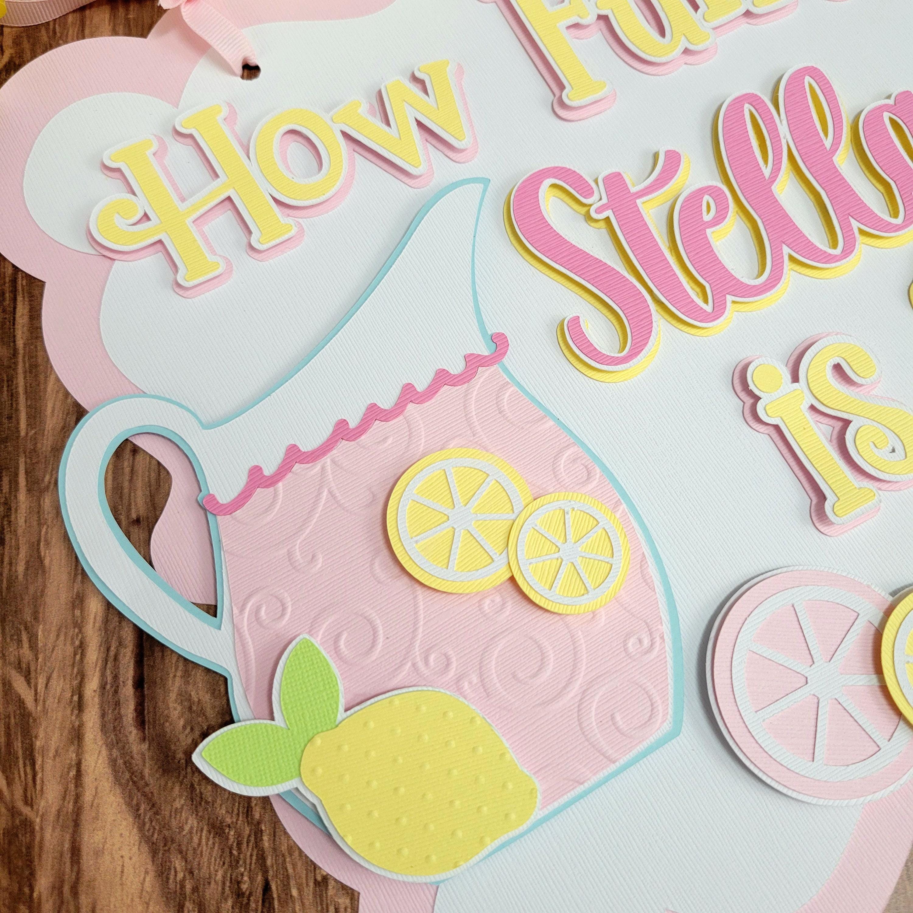 Lemon Door Sign -lemon Party -lemon Birthday - Etsy