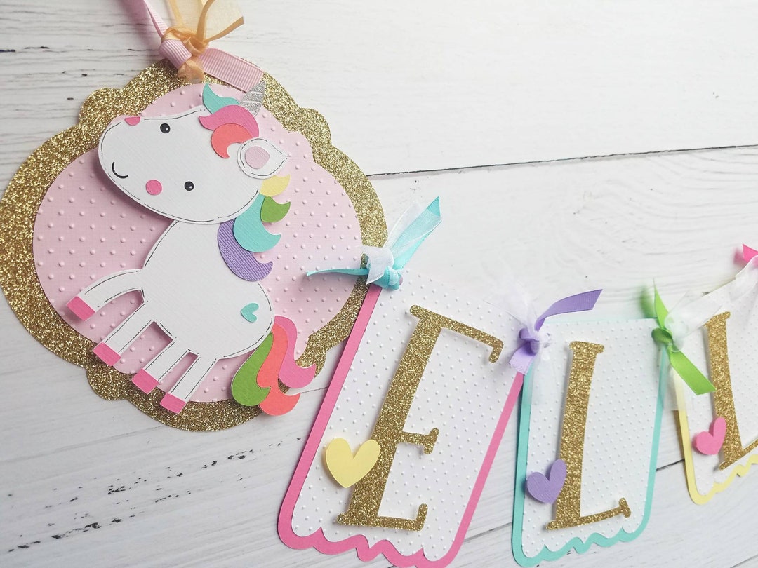 Unicorn Banner - Etsy