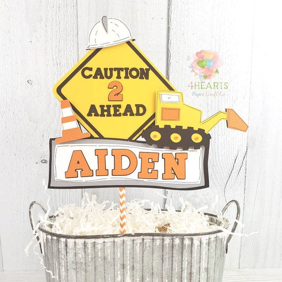 Construction Cake Topper | Etsy