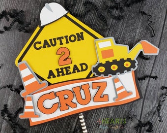 Caution Cake Topper - Etsy