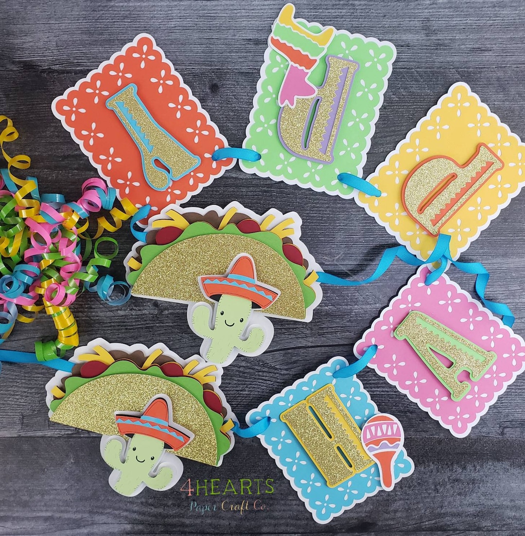 Taco Birthday Banner Taco Birthday Taco Party Taco Banner - Etsy
