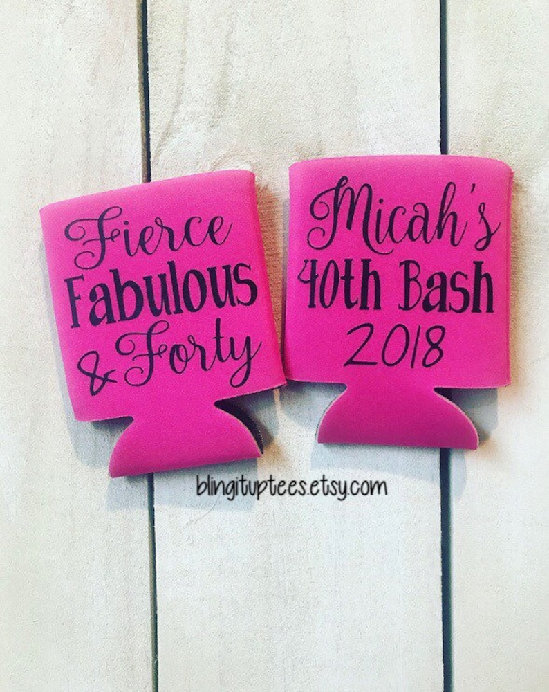Fierce Fabulous And Forty 40th Birthday 40th Birthday T Etsy
