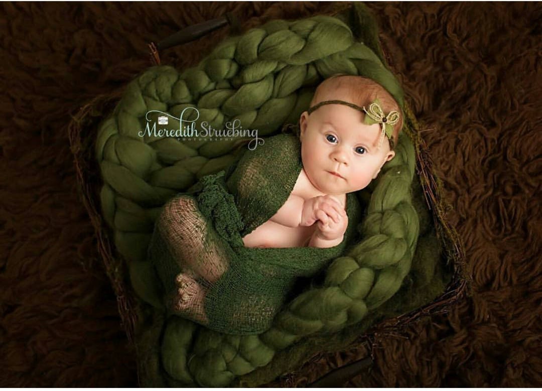 SUPER Chunky Cream Newborn Baby Layering Posing Blanket Basket - Etsy