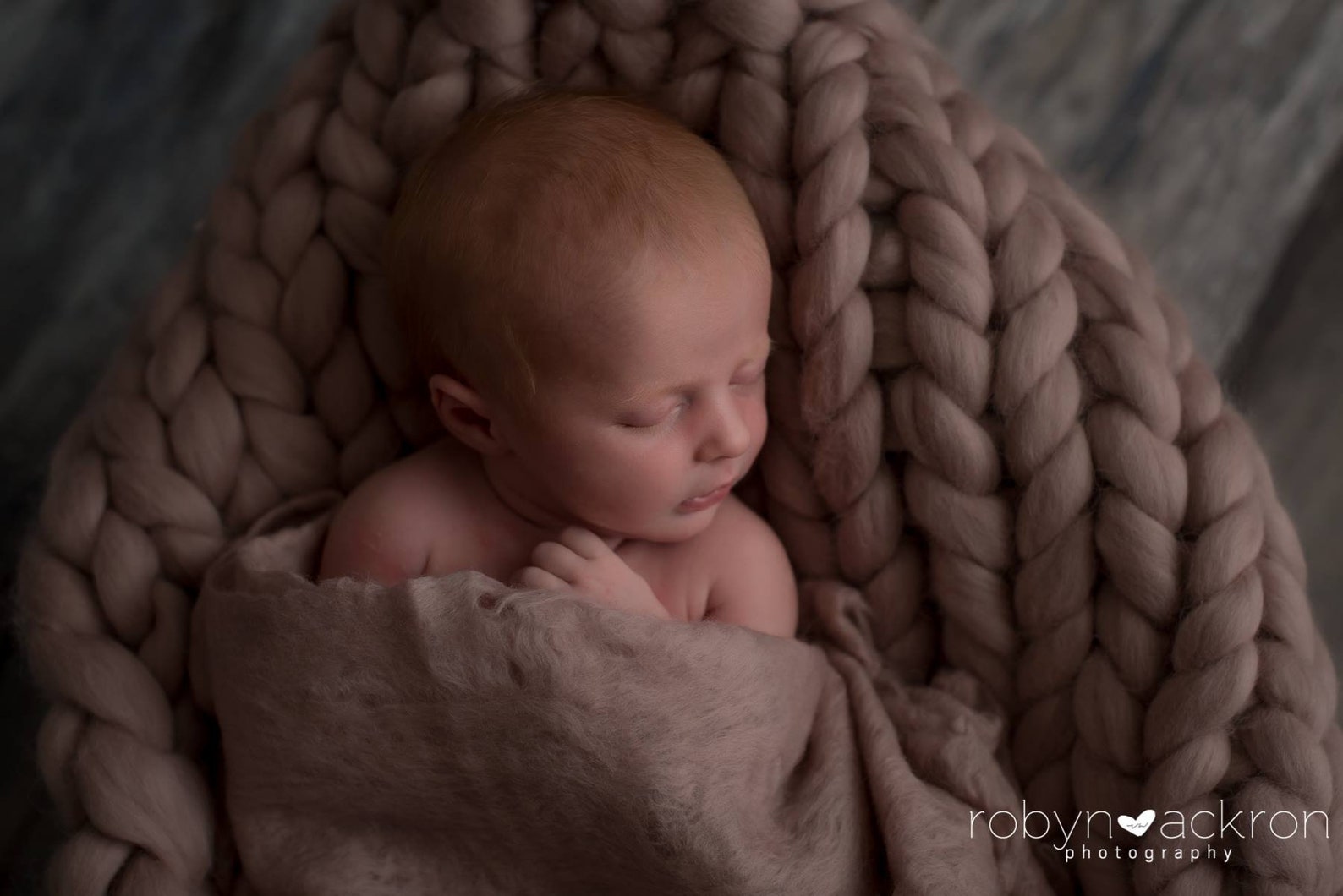 Dusky Pink Newborn Baby Photography Prop Chunky Knit Wool Blanket - Etsy UK