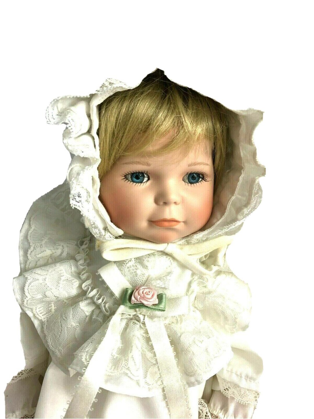 Towle Doll Porcelain Head Hands Feet Christening Outfit Baby Vintage ...